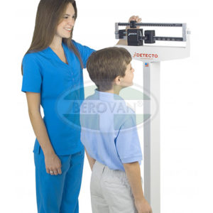 MS Scale Physician W/ Hand Post & Wheels Detecto 448 – Berovan
